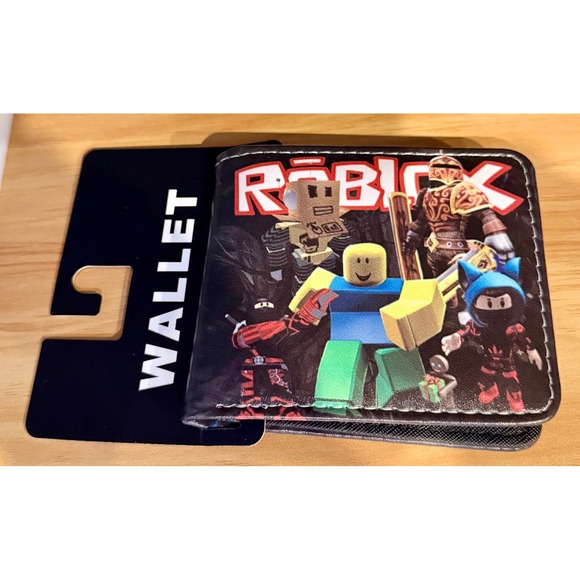 unbranded | Accessories | Roblox Kids Bifold Wallet Black Game ...